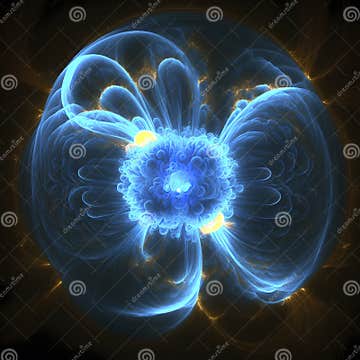Multidimensional Plasma Force Field in Space. Perfect for Sci-Fi ...