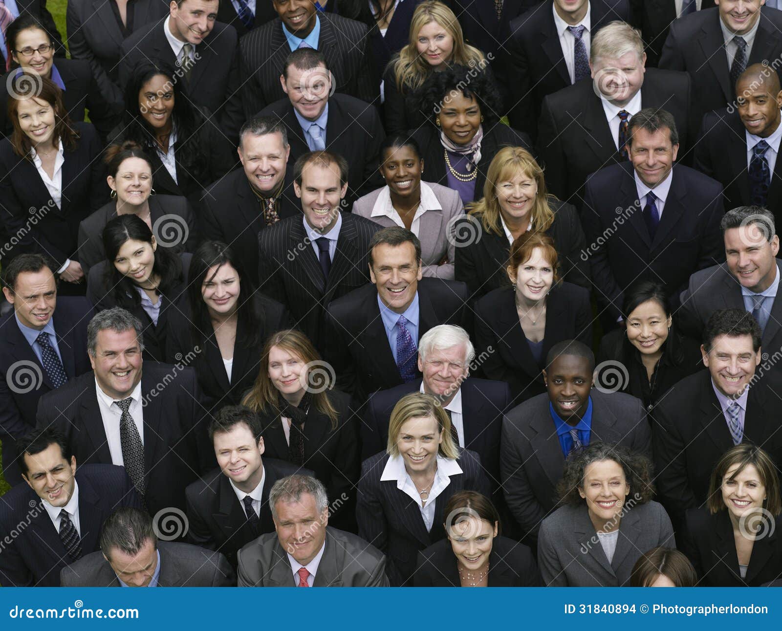 Multiethnic Business People Stock Photo - Image of frame, cooperation ...