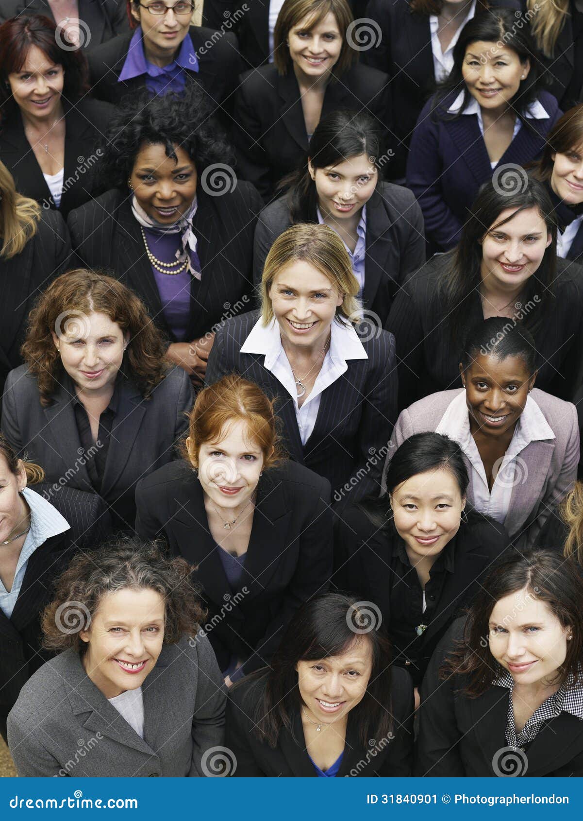 Multiethnic Business People Stock Image - Image of crowd, full: 31840901