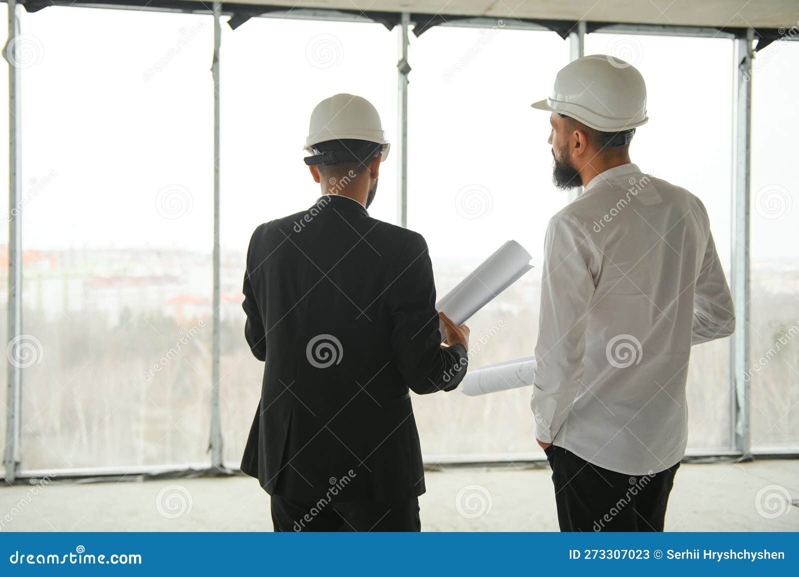 Multiethnic Business Team. Construction Concept. Indian and Arab ...