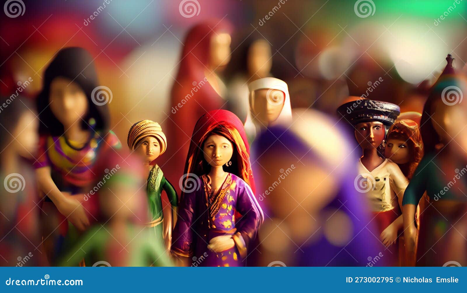 Multiethnic Culturally Diverse Background Wallpaper Stock Illustration ...
