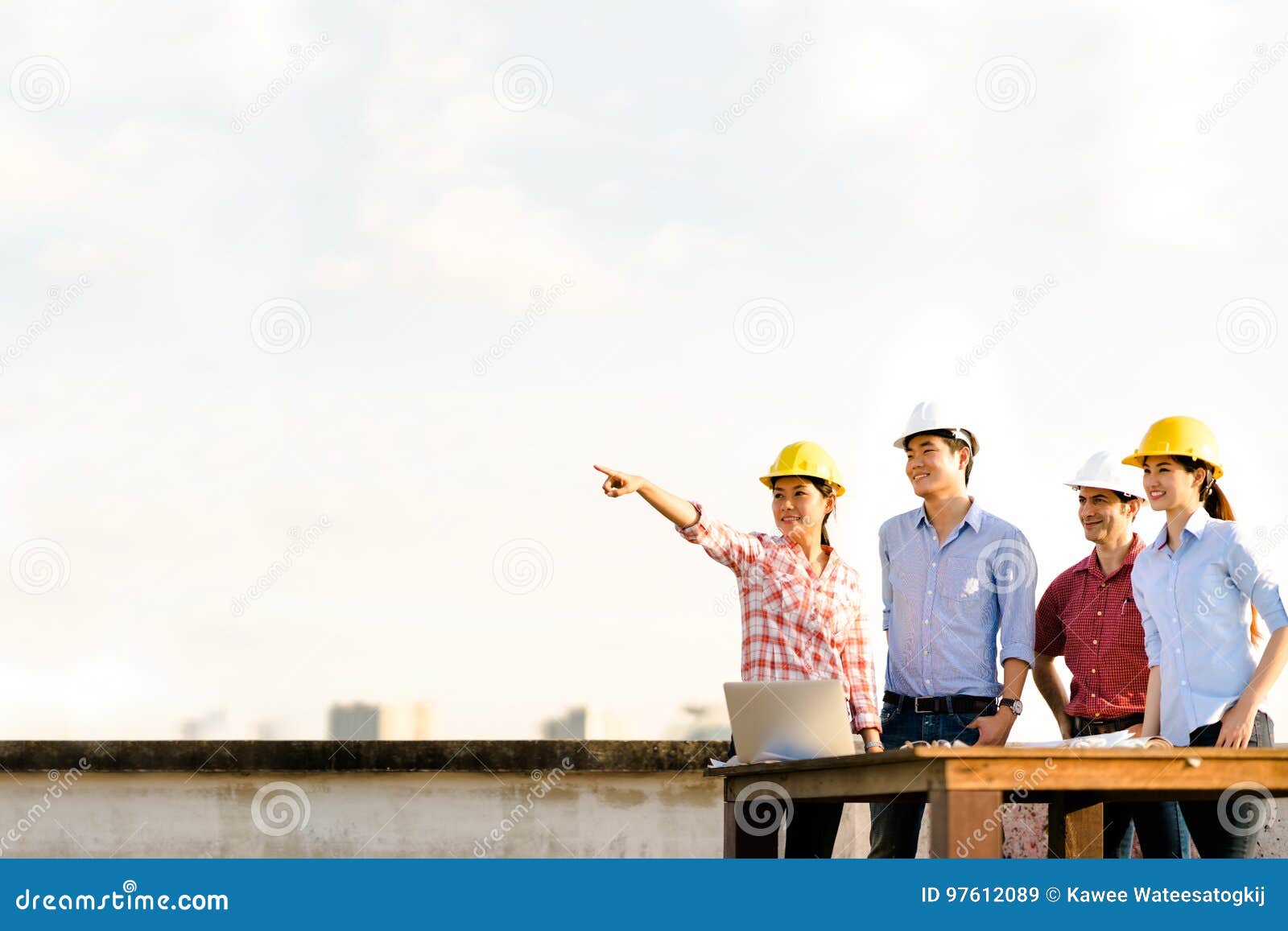 Multiethnic Diverse Group of Engineers or Business Partners at ...