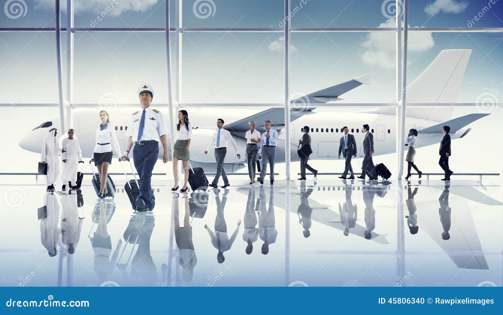 Multiethnic Group of Business People with Airplane Stock Photo - Image ... Multiethnic Group of Business People with Airplane Stock Photo - Image ...