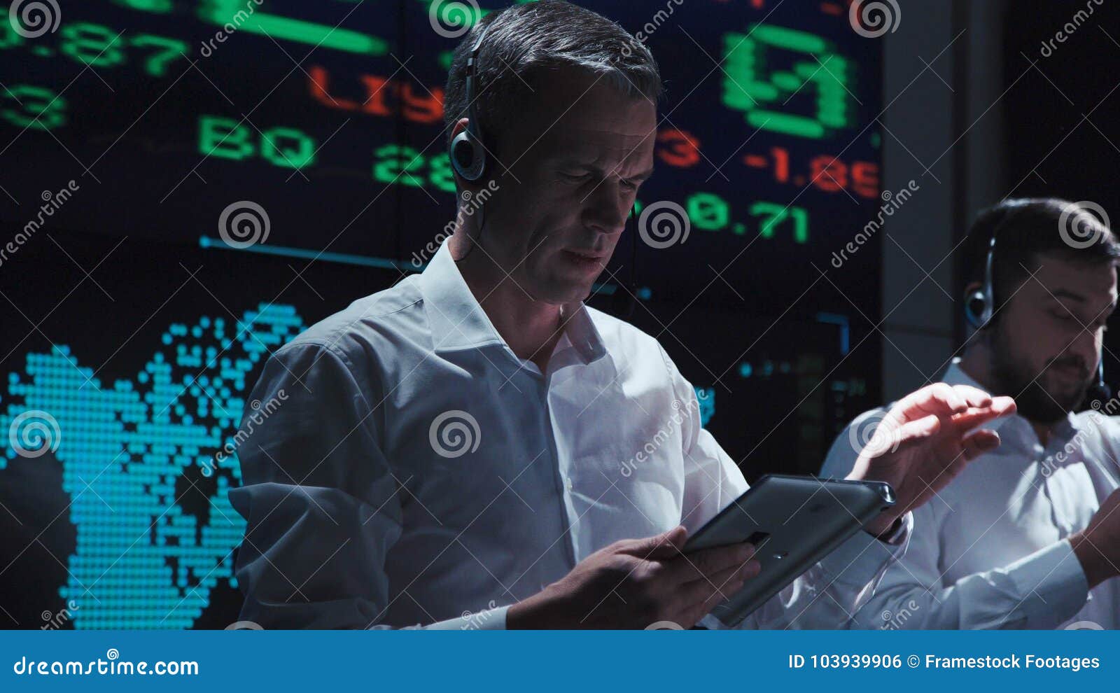 Exchange Workers Conducting Trade Stock Photo - Image of ethnicity ...