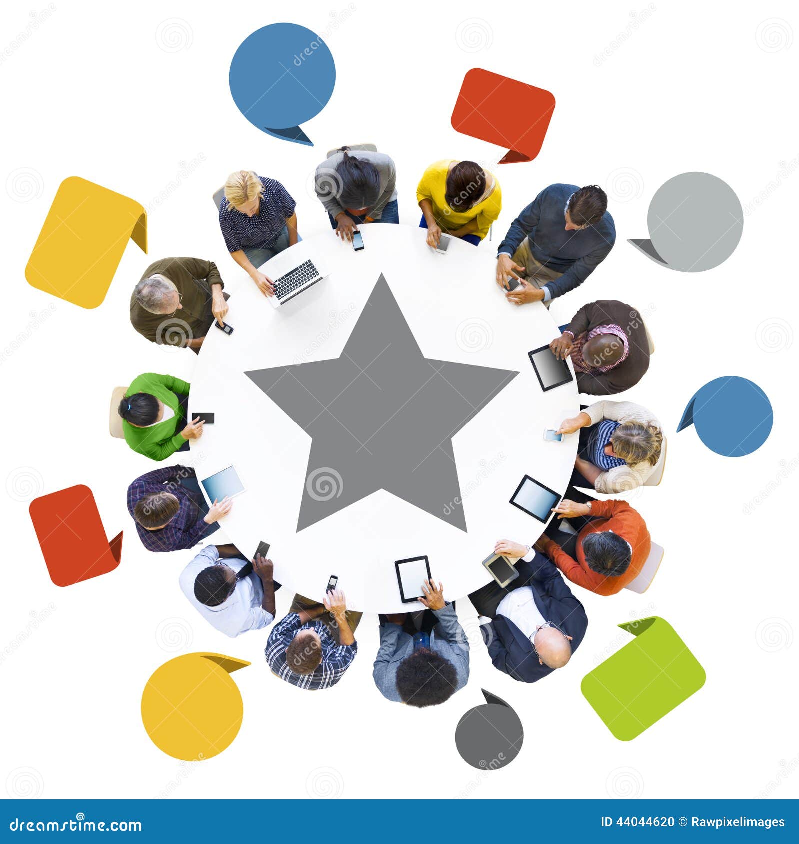 Multiethnic Group of People Using Digital Devices Stock Photo - Image ... Multiethnic Group of People Using Digital Devices Stock Photo - Image ...