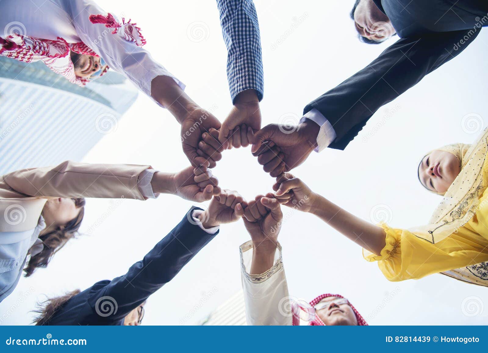 Multiethnic Group of Young Collaboration Team Stock Image - Image of ...