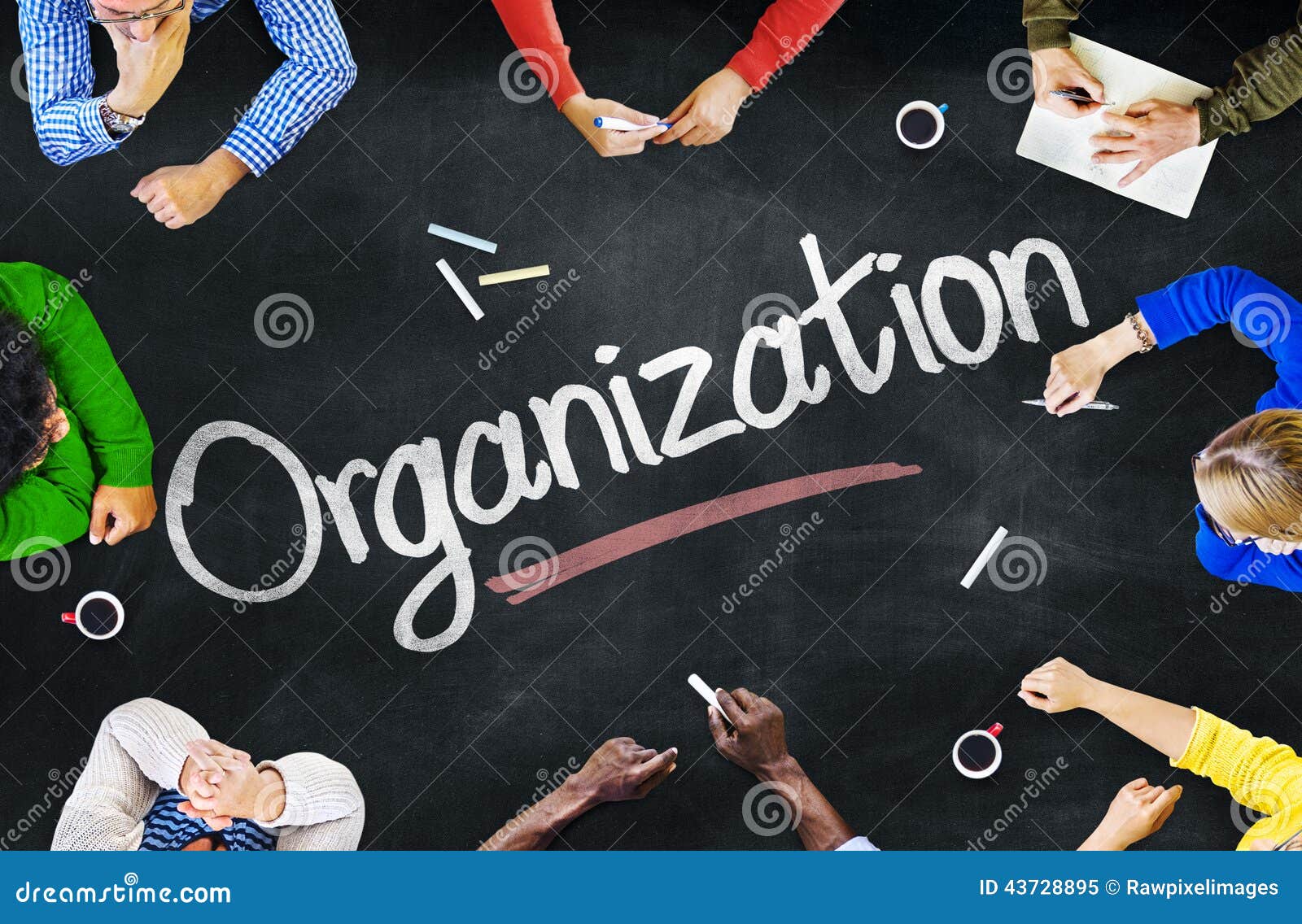 Multiethnic People Discussing about Organization Stock Image - Image of ...