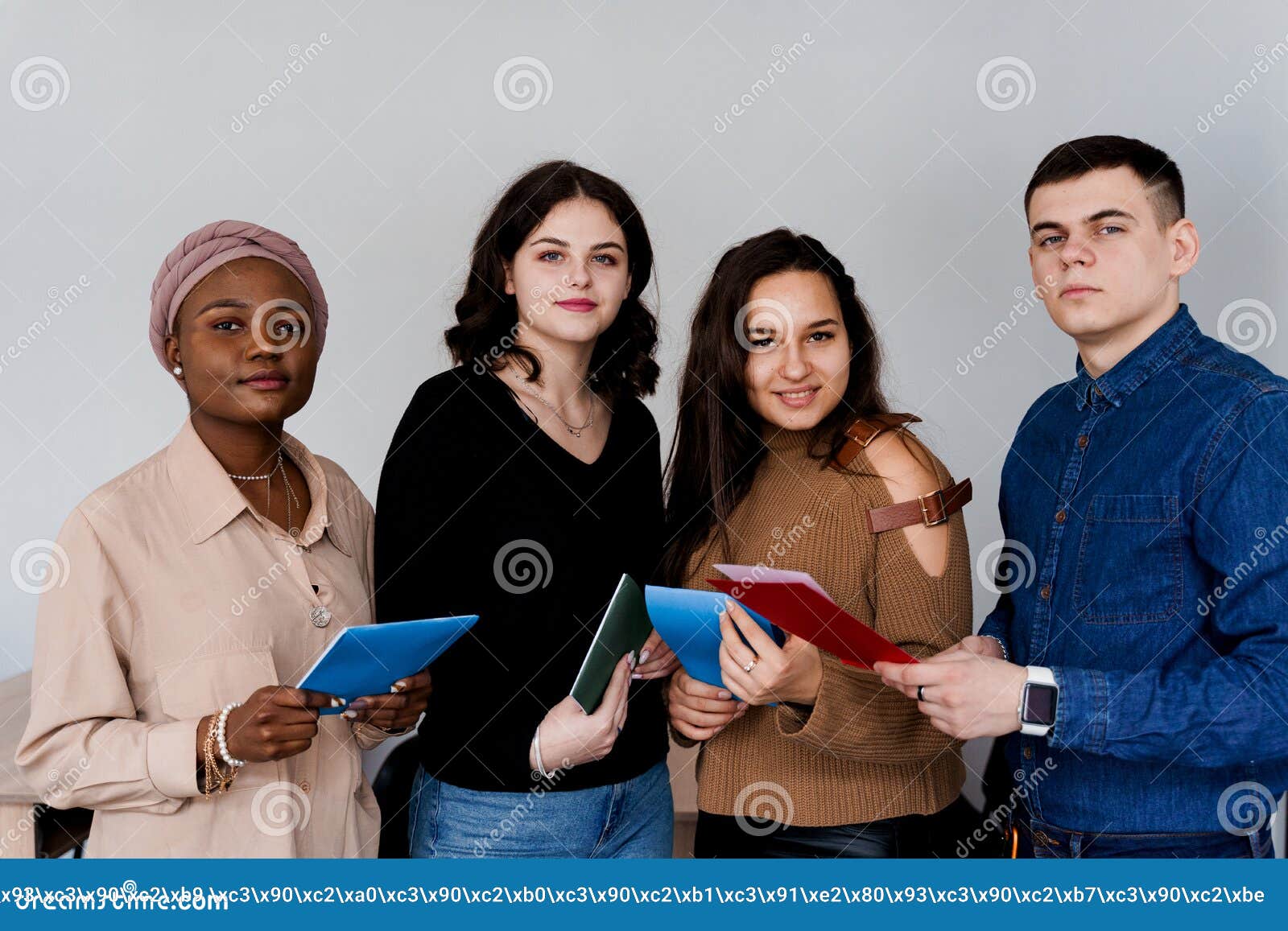 Multiethnic Students and Teacher Study Foreign Languages Together in ...