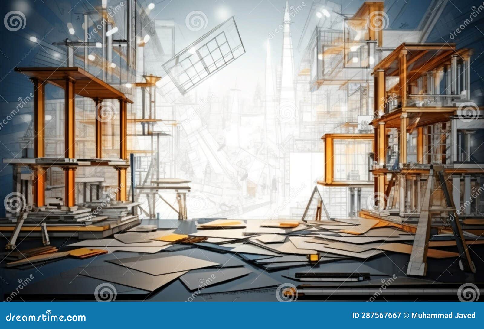 Multifaceted Expertise Illustrated Architect, Constructor, Designer ...