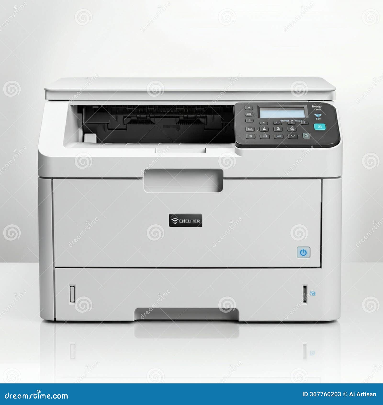 A 4d Printer With Multiple Color Filament Options Stock Image ...