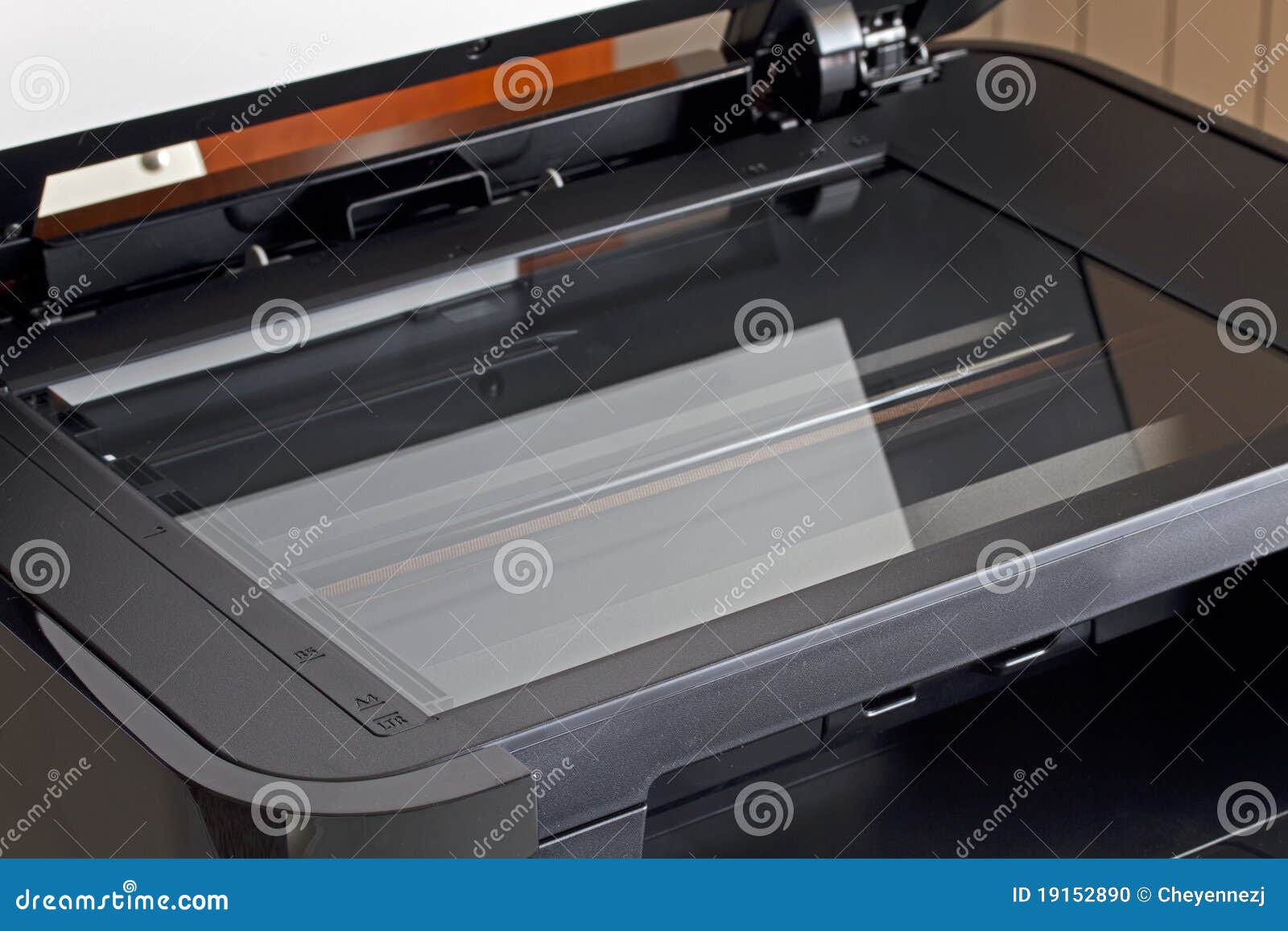 Multifunction printer stock photo. Image of button, panel - 19152890