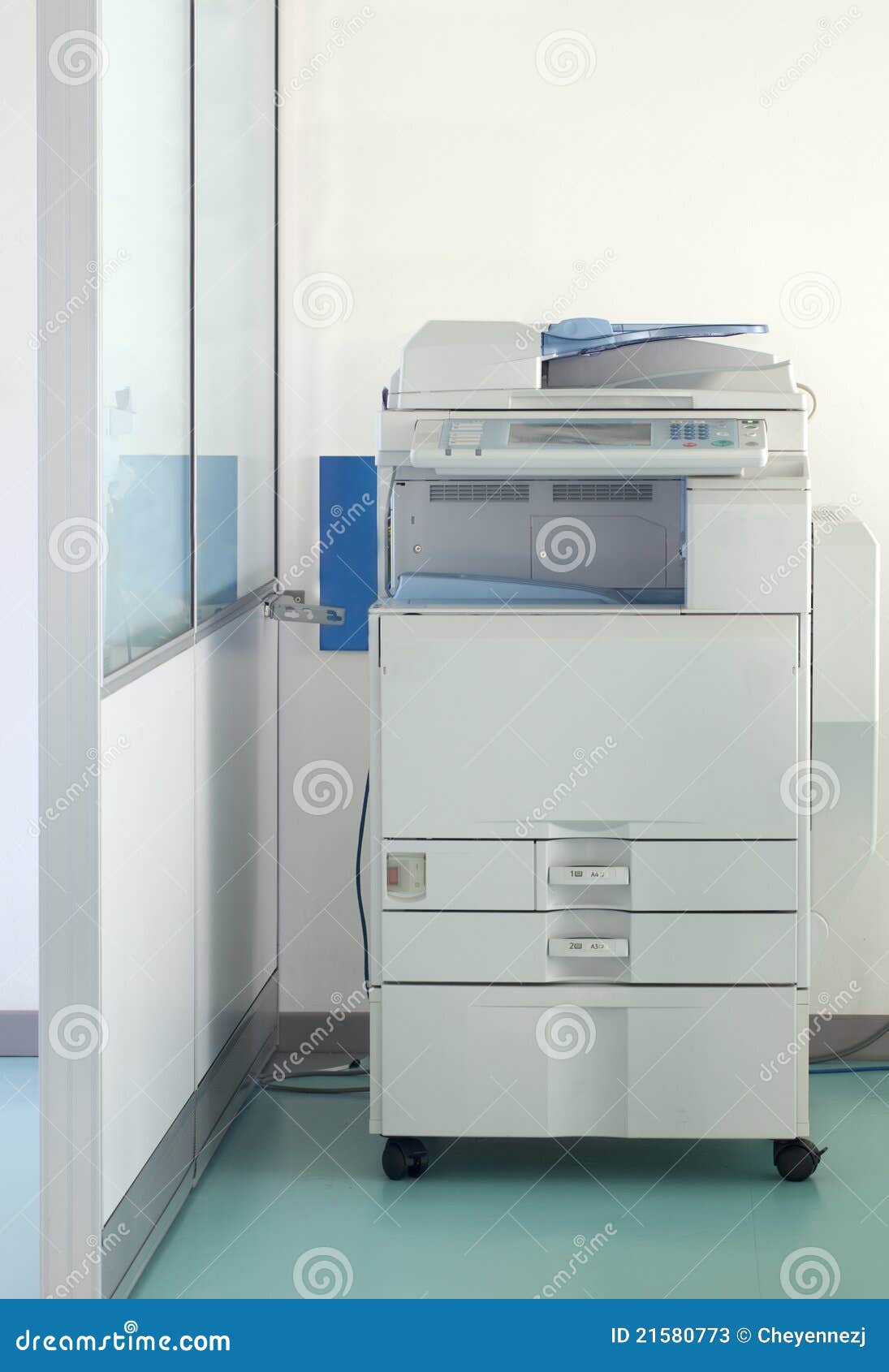Multifunction printer stock image. Image of print, page - 21580773