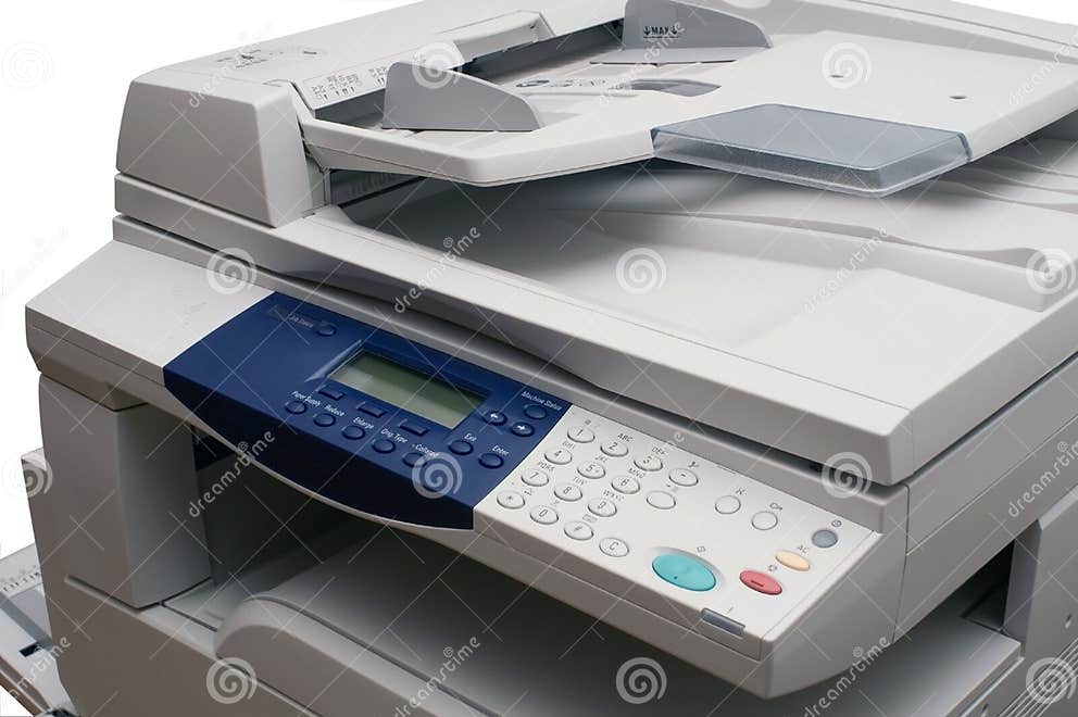 Multifunction printer stock image. Image of page, equipment - 5043179
