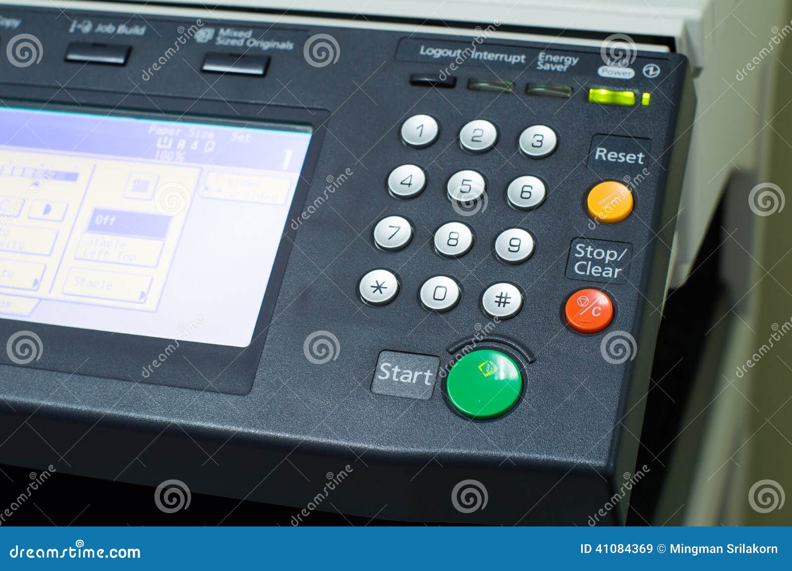 Multifunction Printer in Office Stock Image - Image of machine ...