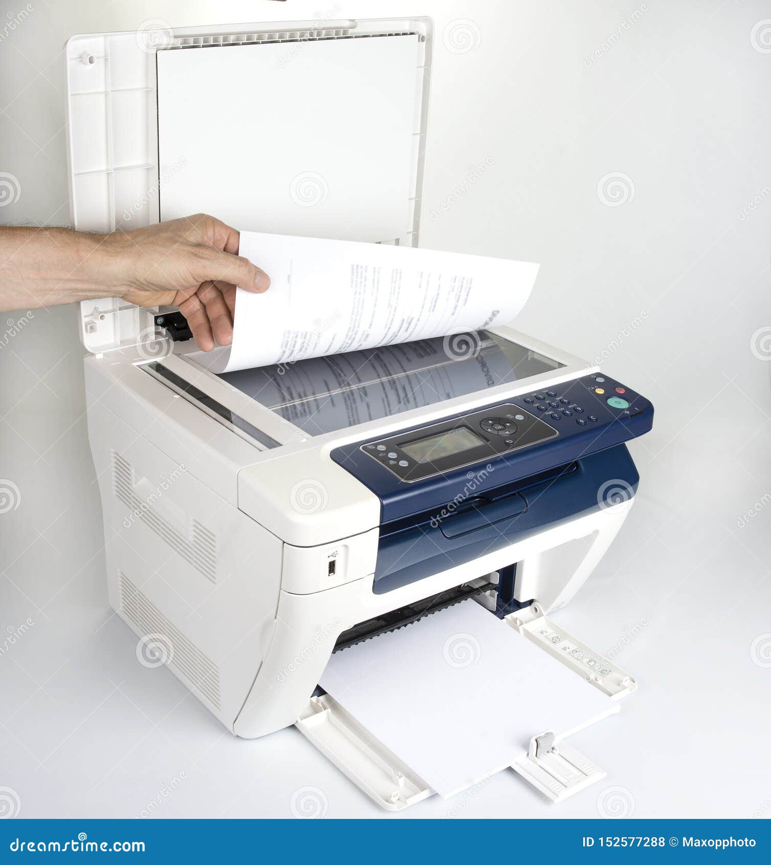 Multifunction Printer for Printing Scanning and Copying Stock Photo ...