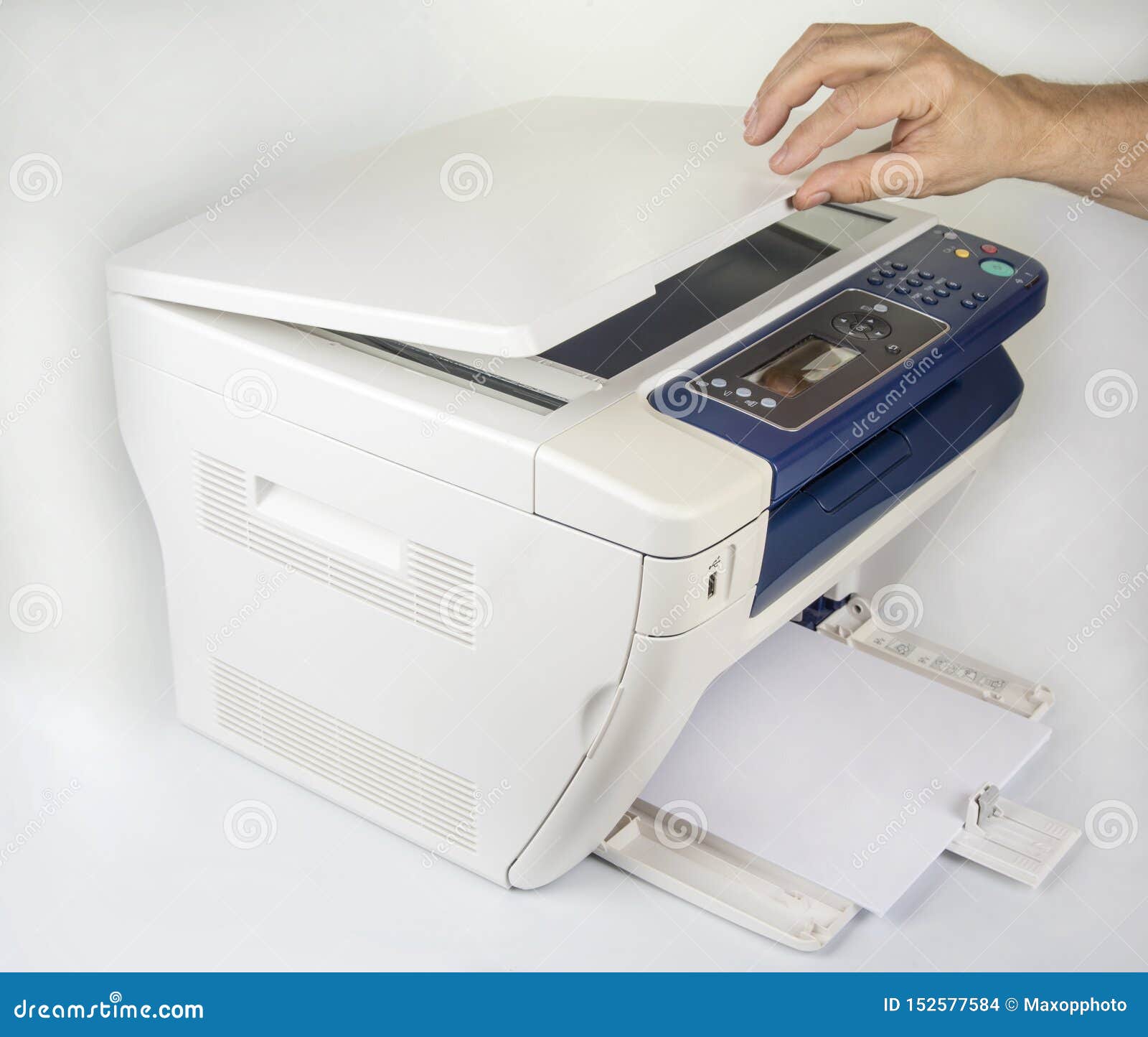 Multifunction Printer for Printing Scanning and Copying Stock Photo ...