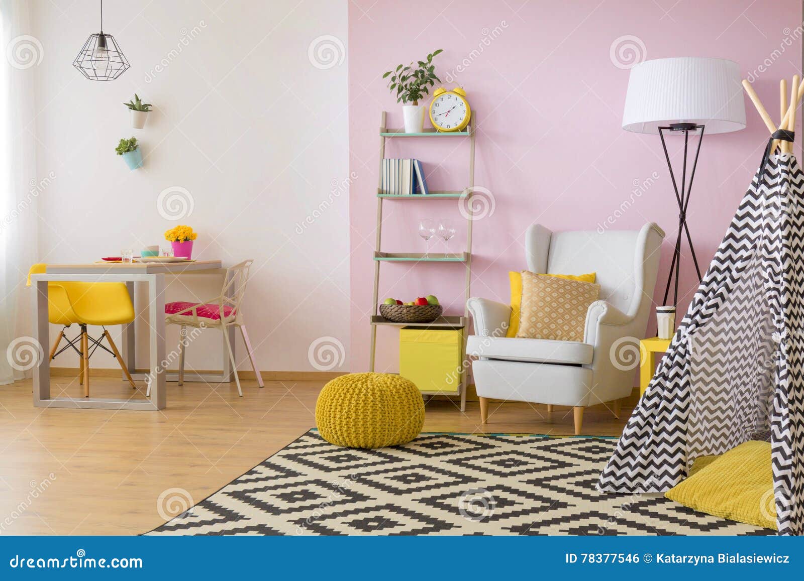 Multifunction Space Home Design Stock Photo - Image of family, relax ...