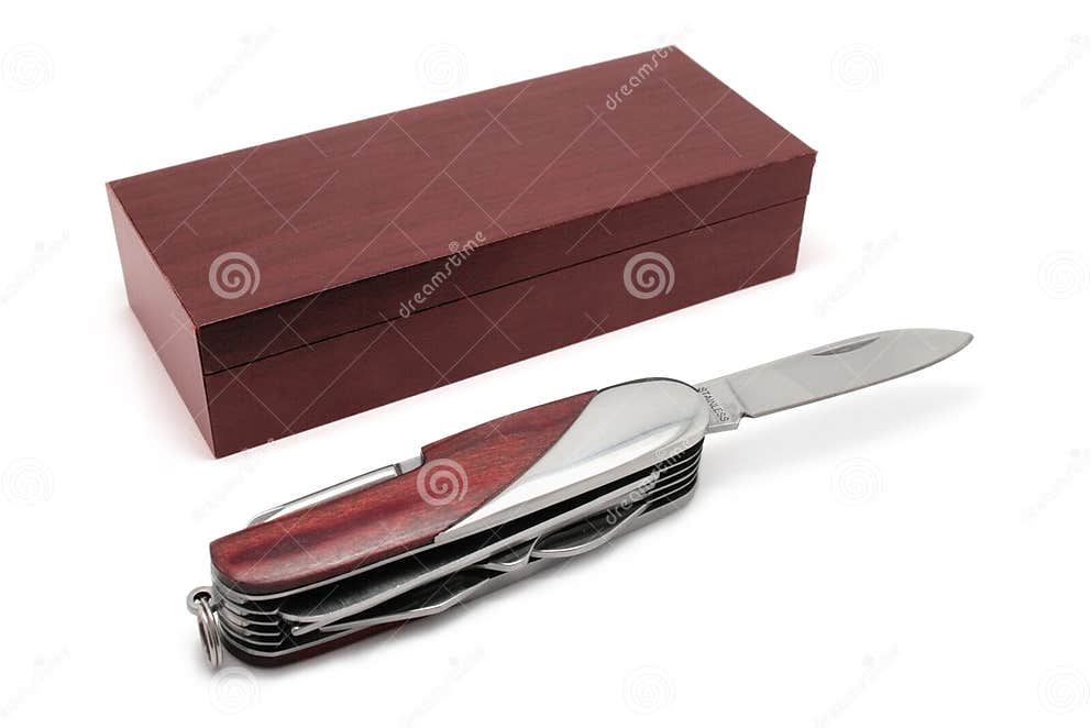 Multifunctional penknife stock photo. Image of sharp, folding - 4454544