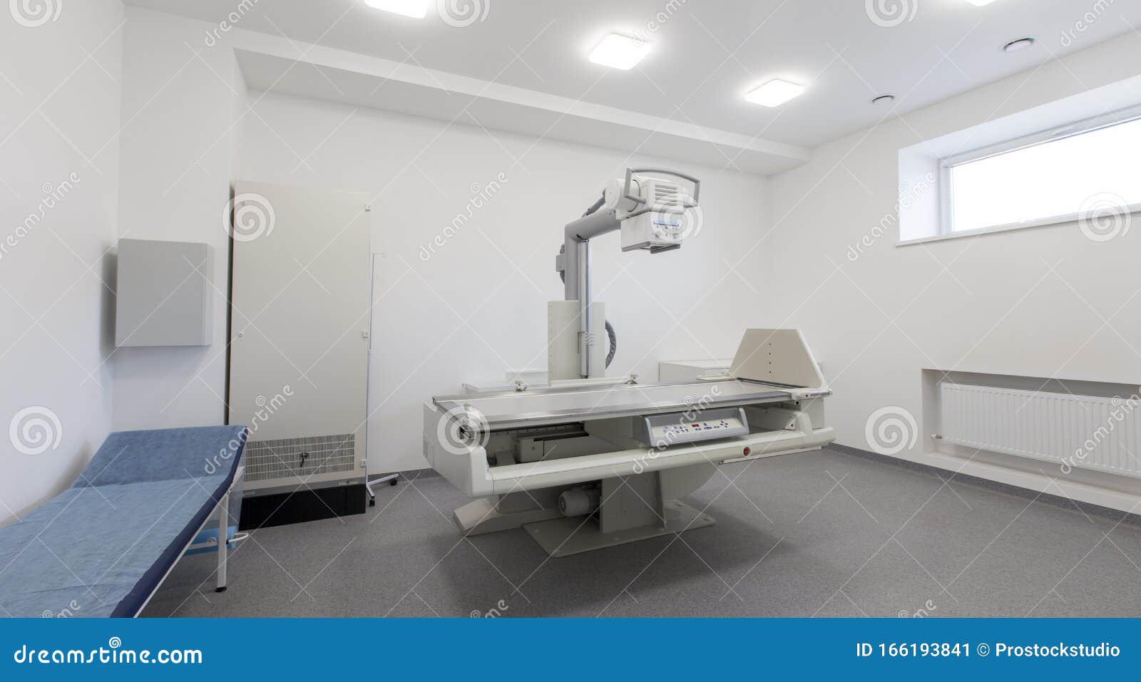 Multifunctional X-ray Machine in Light and Clean Laboratory Stock Image ...
