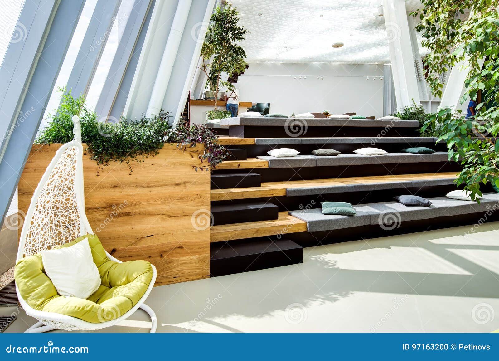 Multifunctional Space for Rest, Presentations and Meetings in a Stock ...