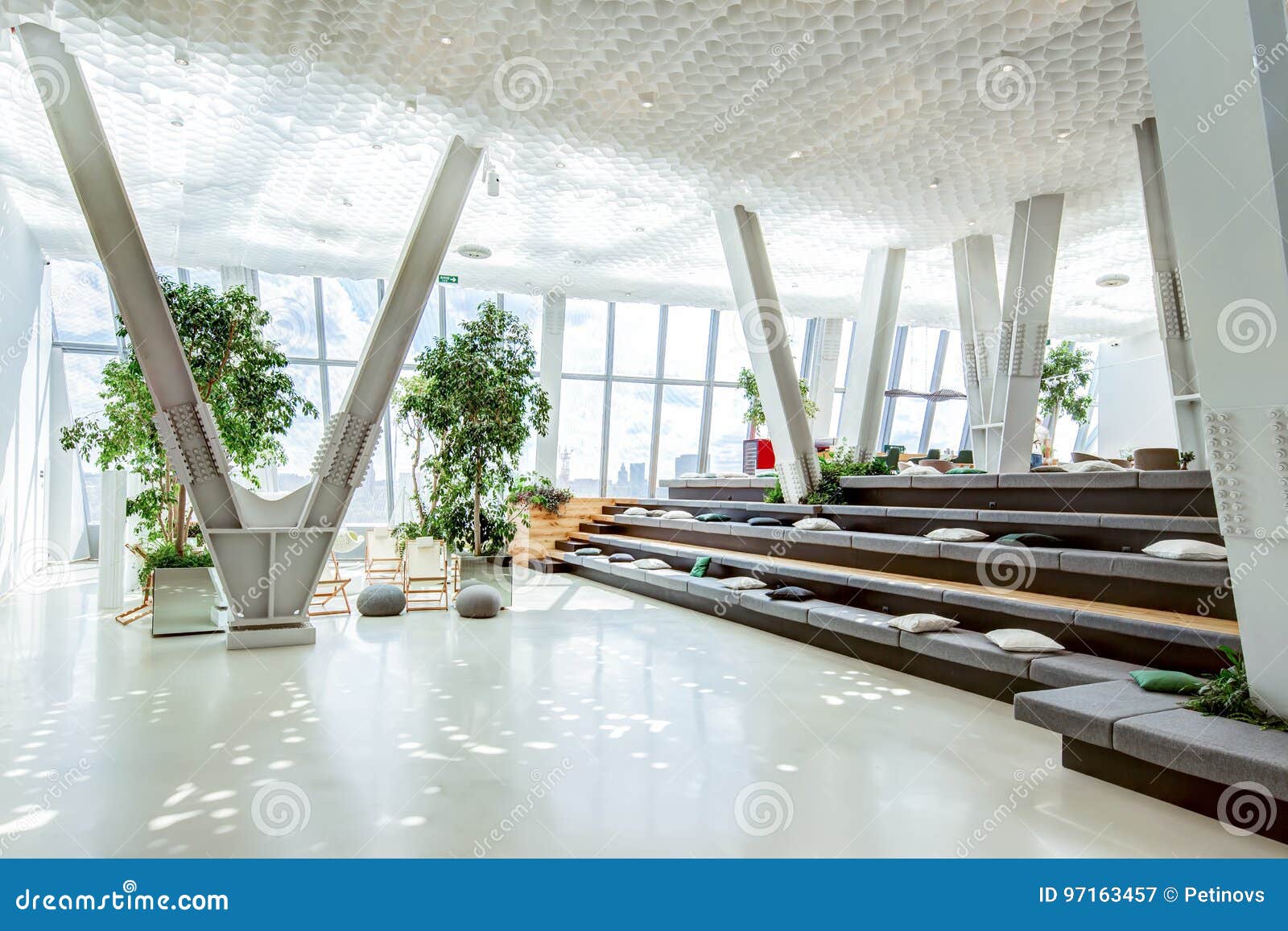 Multifunctional Space for Rest, Presentations and Meetings in a Stock ...