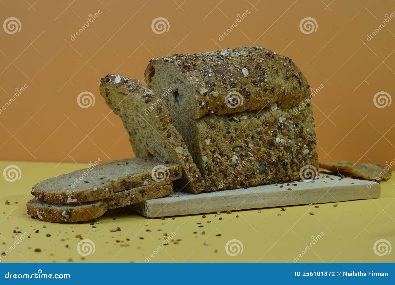 Multigrain Bread for Breakfast Stock Photo - Image of wheat, millet ...