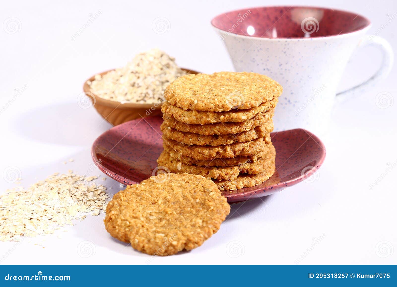 Multigrain Cookies, Home Made Cookies Stock Image - Image of sugar ...