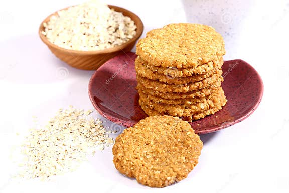 Multigrain Cookies, Home Made Cookies Stock Image - Image of grain ...
