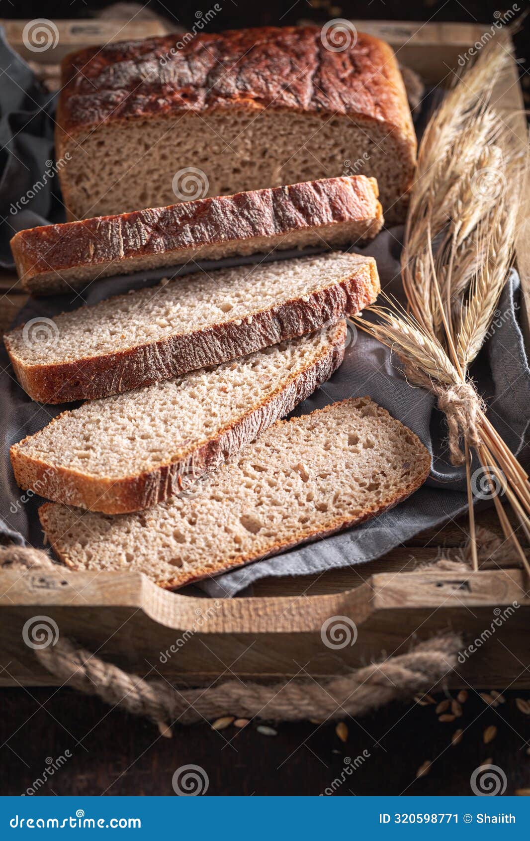 Multigrain Loaf of Breads As Source of Fibre and Protein Stock Image ...