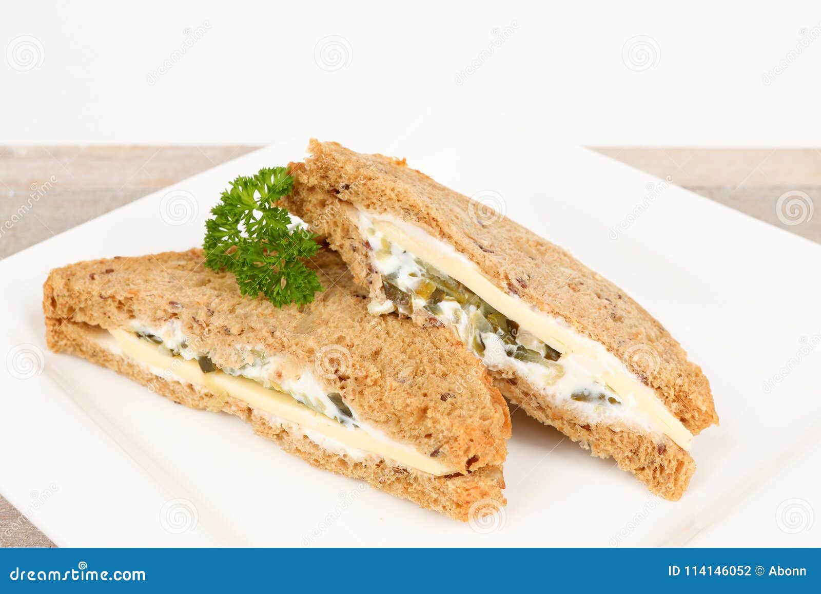 Multigrain Sandwich with Cheese Stock Photo - Image of multigrain ...