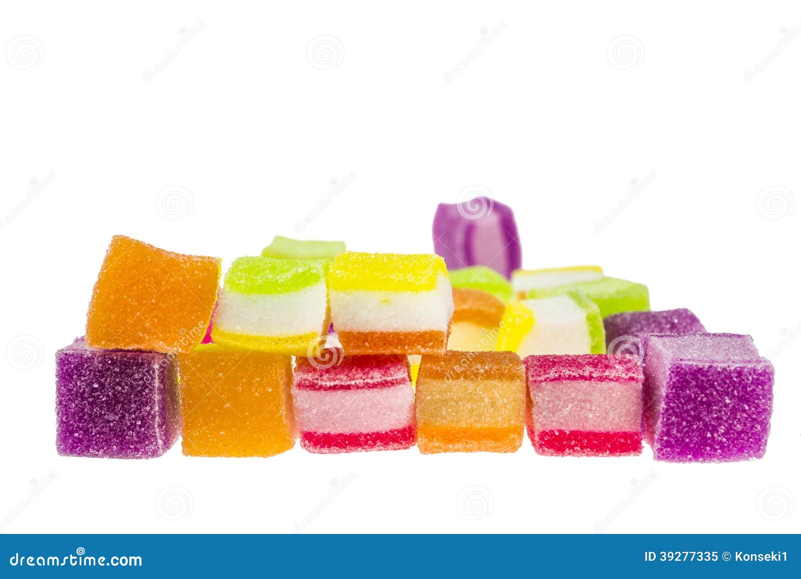 Multilayer Jelly with Many Colors Stock Image - Image of baby ...