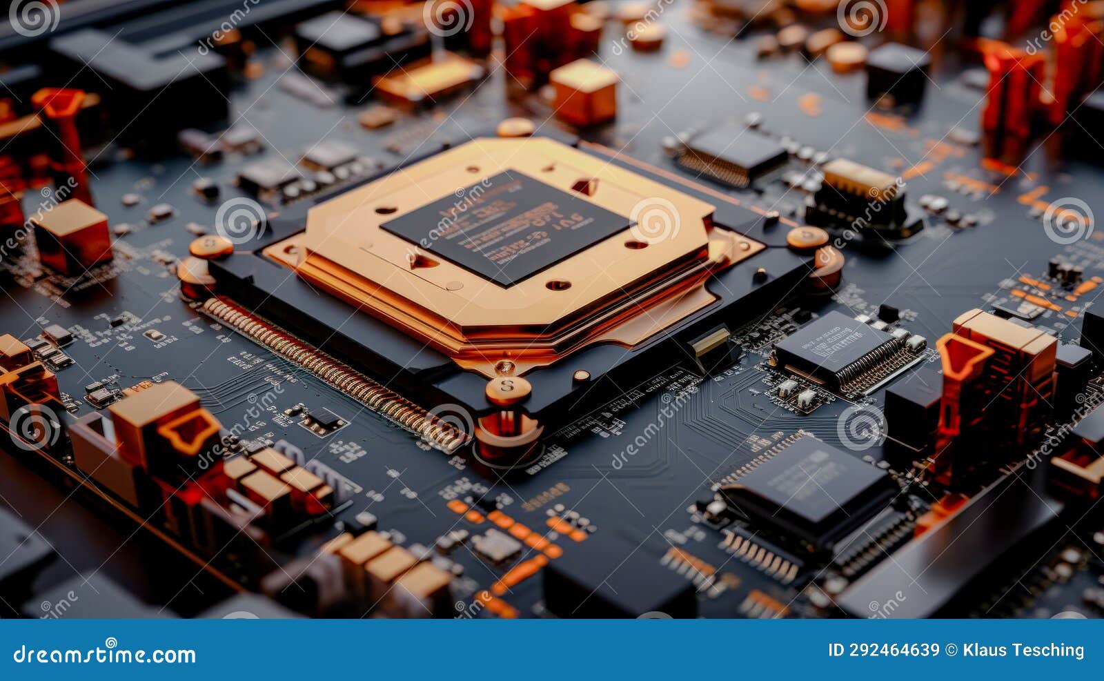 Multilayer Motherboard Hosts Microchips and Controllers, Powering Next ...