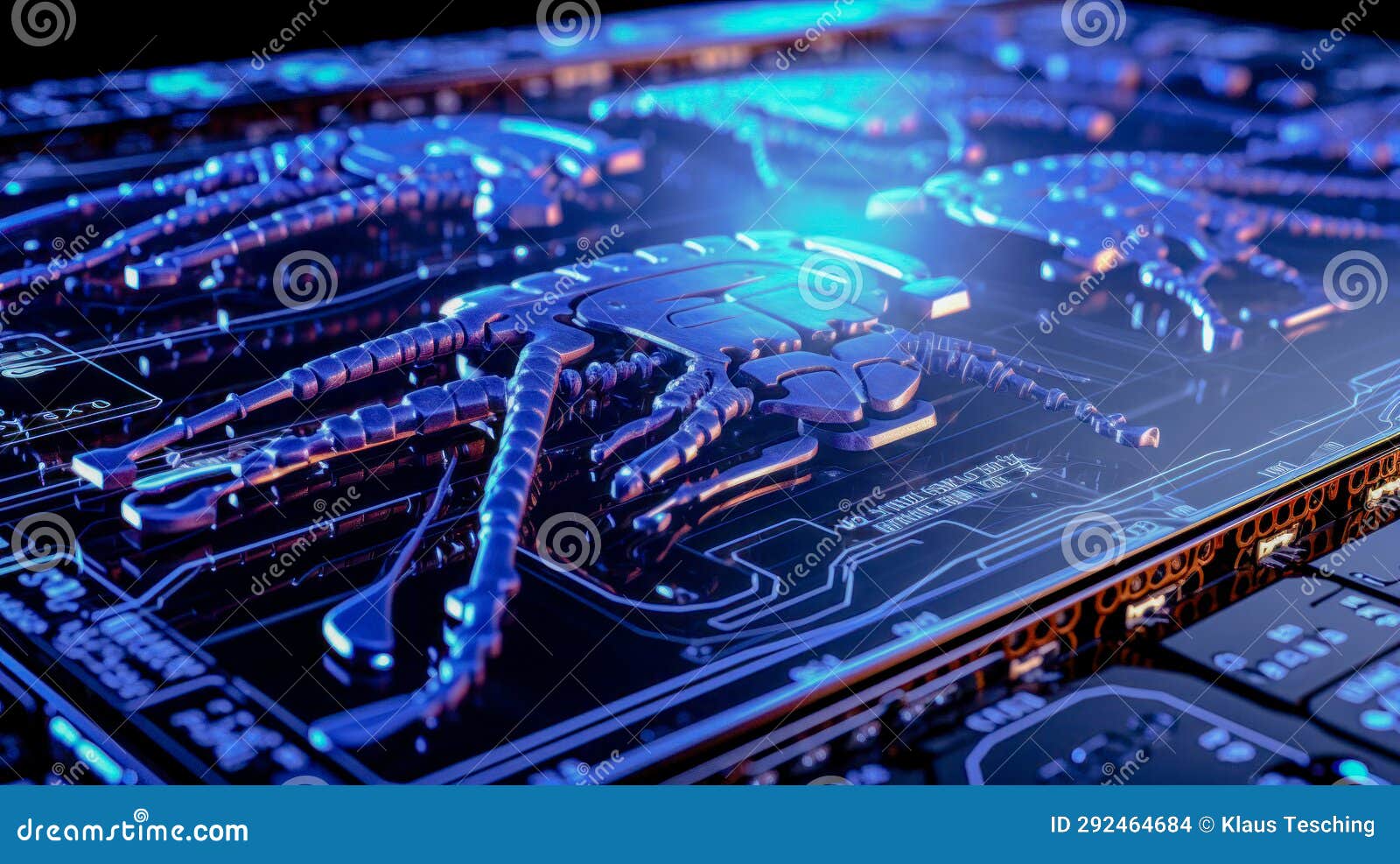 Multilayer Motherboard Hosts Microchips and Controllers, Powering Next ...