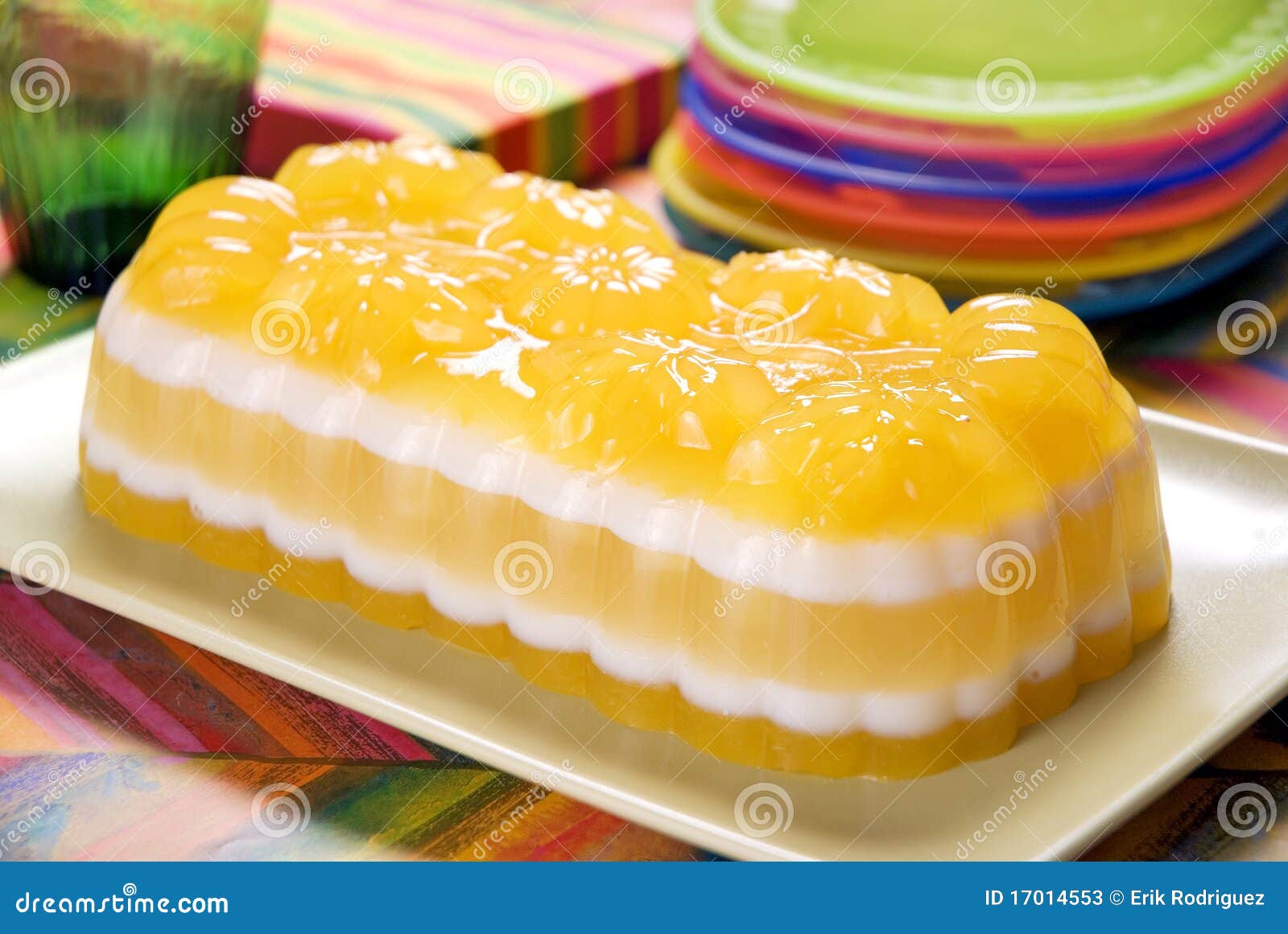 Multilayer party gelatin stock image. Image of dessert - 17014553