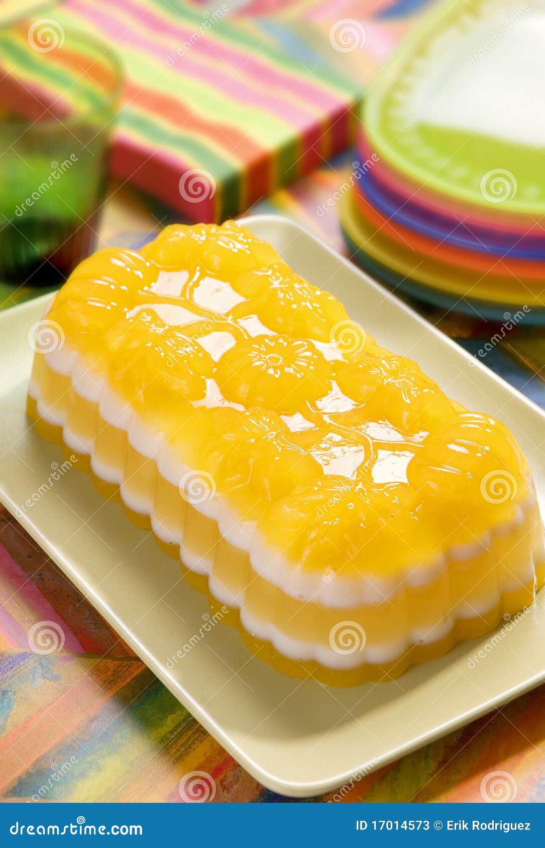Multilayer party gelatin stock image. Image of gelatine - 17014573