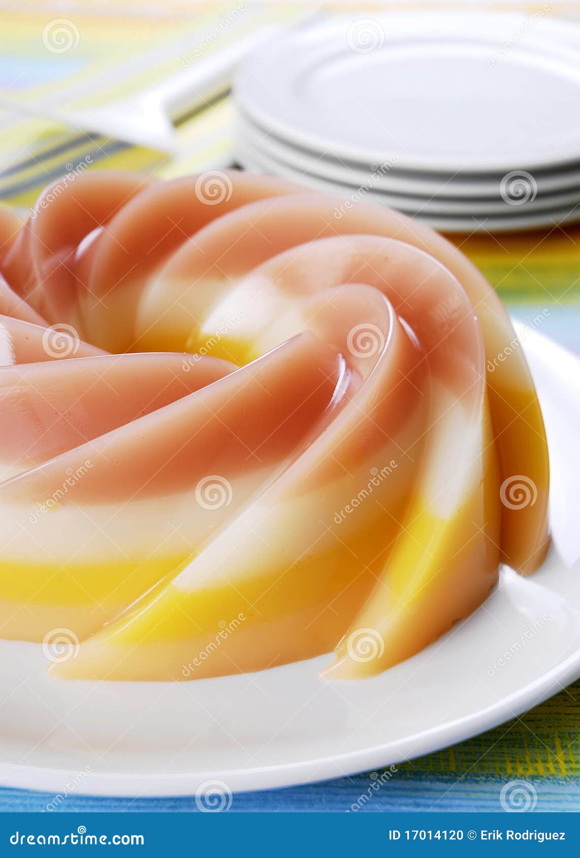 Multilayer party jelly stock photo. Image of isolated - 17014120