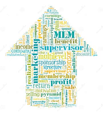 Multilevel Marketing Tag Cloud - Vector Illustration Stock Vector ...
