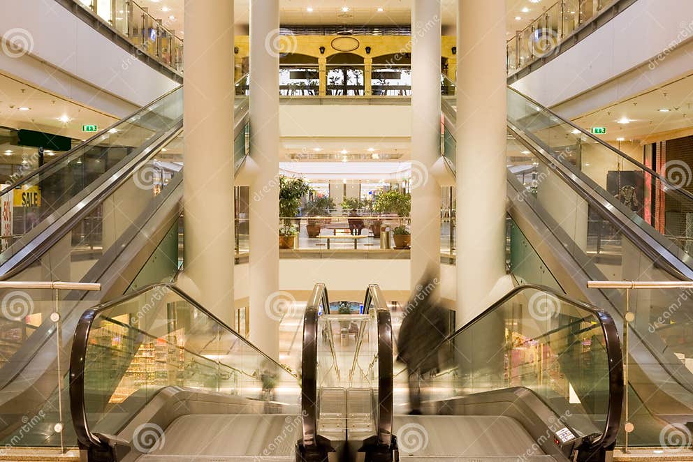 Multilevel shopping mall stock image. Image of multilevel - 2096509