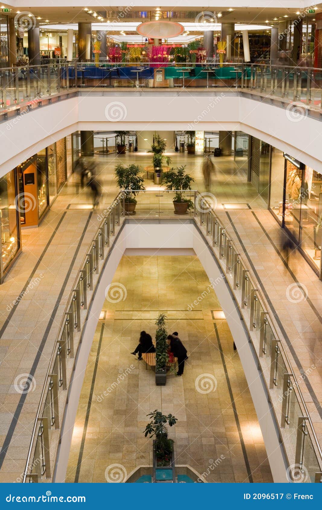 Multilevel shopping mall stock image. Image of businessman - 2096517