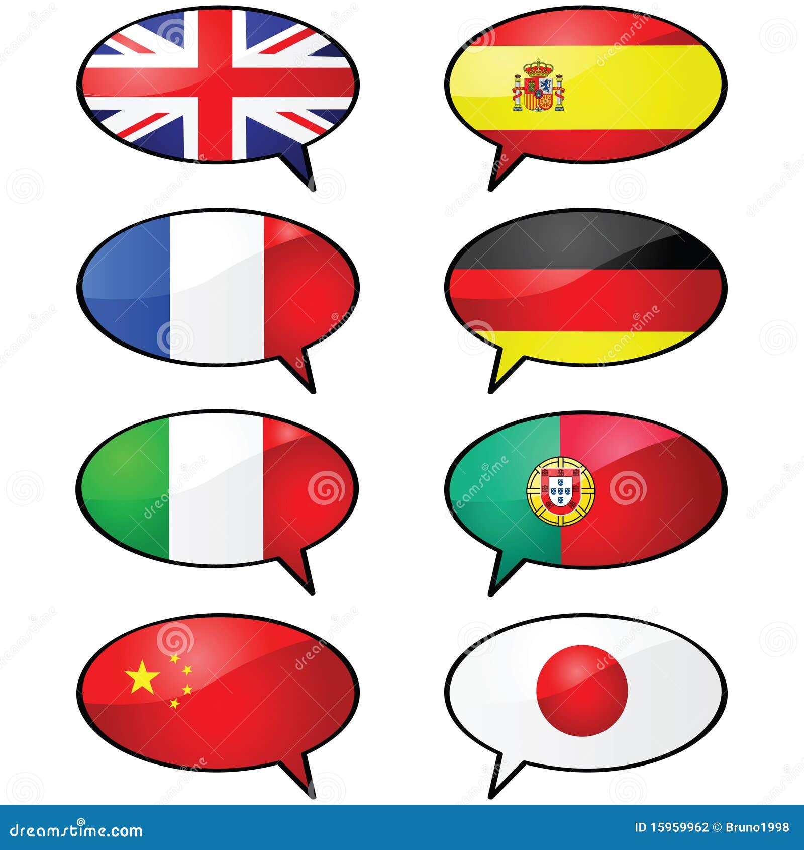 Multilingual stock vector. Illustration of translation - 15959962