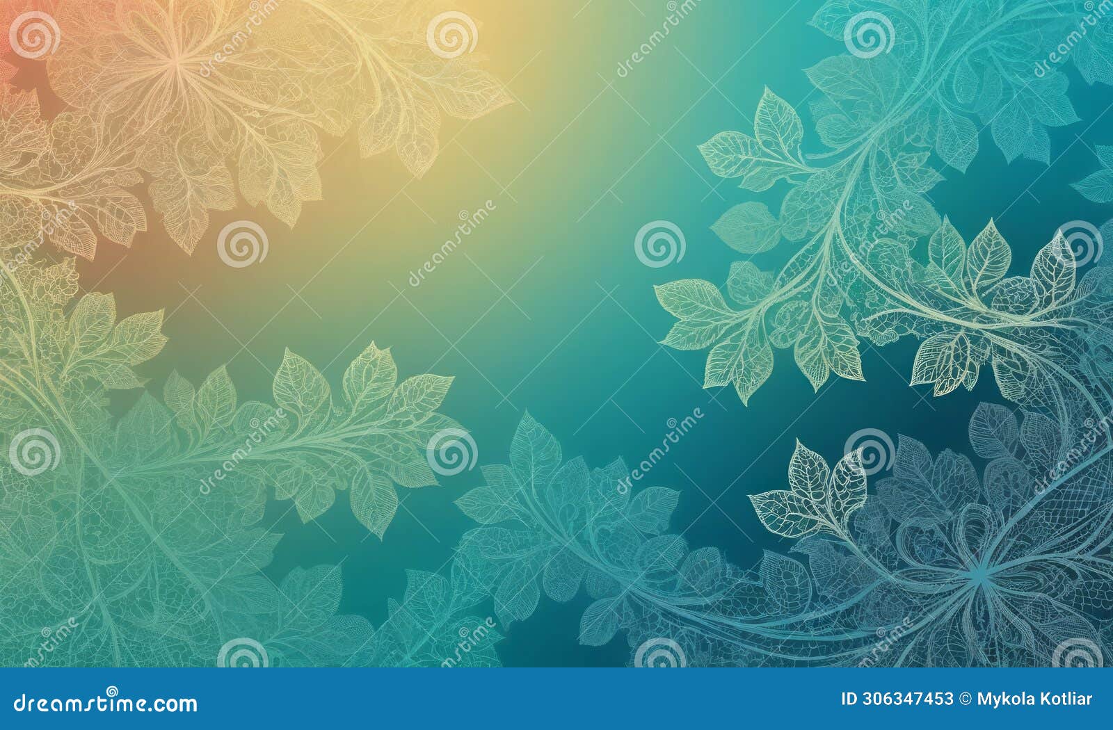 Multilobed Shapes in Teal Old Lace Stock Image - Image of pattern, teal ...