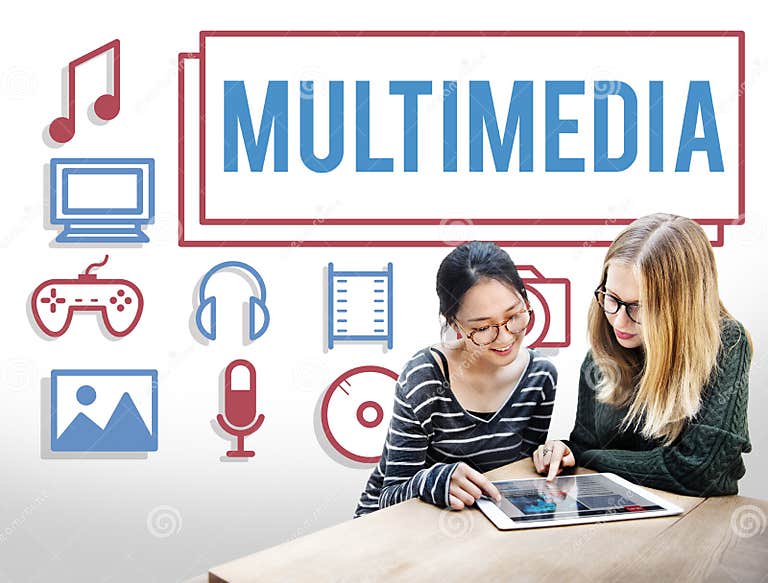 Multimedia Animation Computer Graphics Digital Concept Stock Photo ...