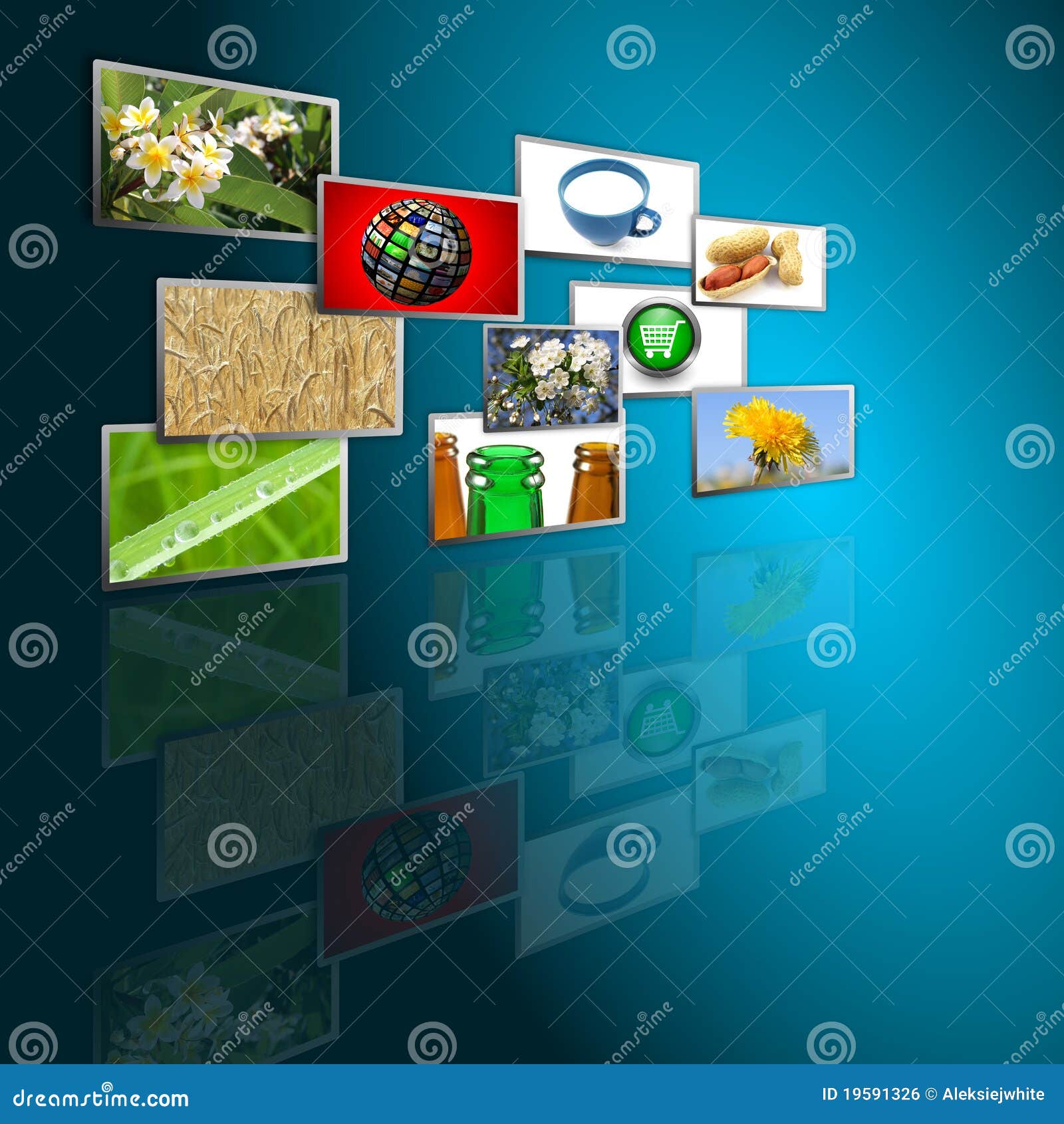 Multimedia background stock illustration. Illustration of media - 19591326