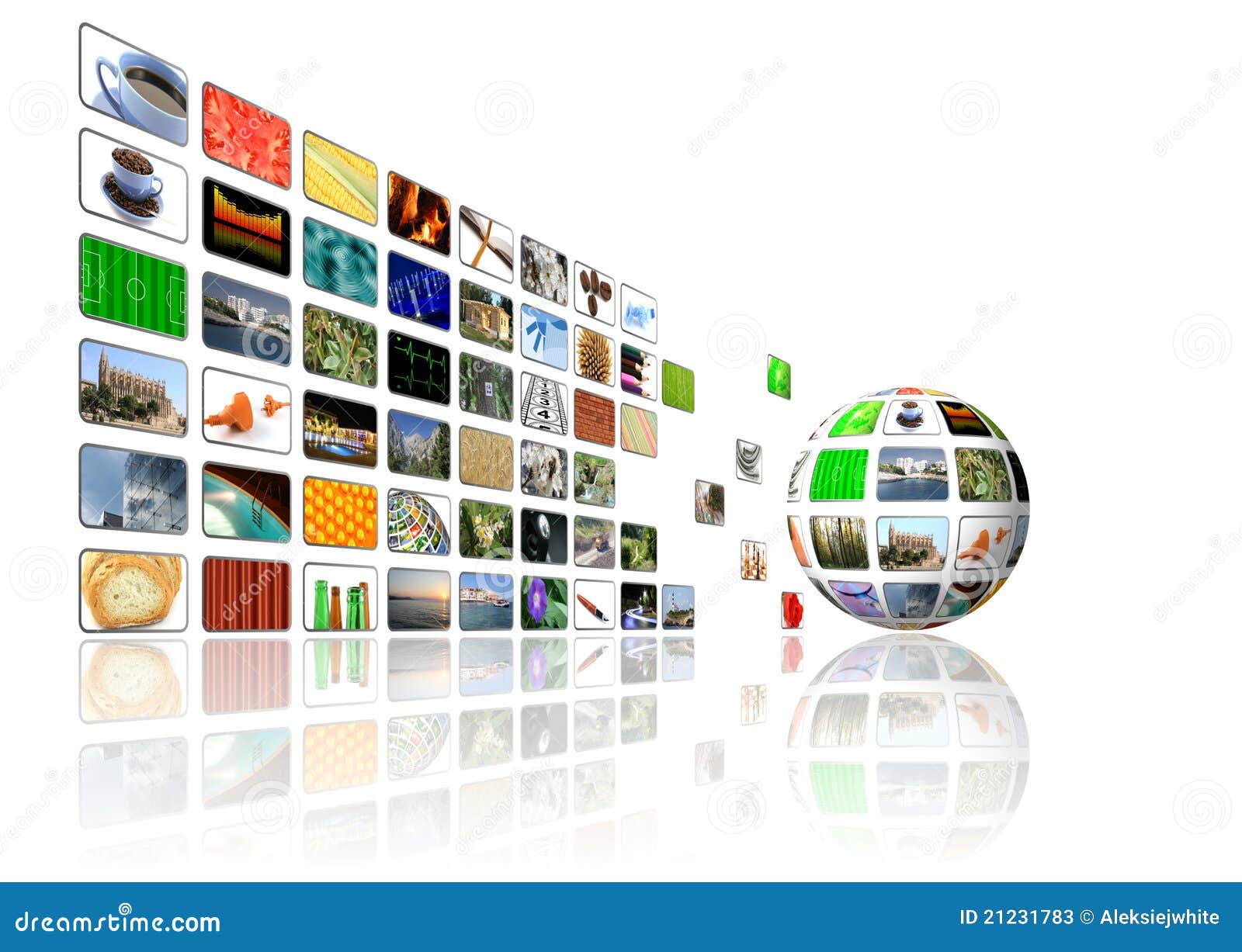 Multimedia background stock illustration. Illustration of broadcast ...