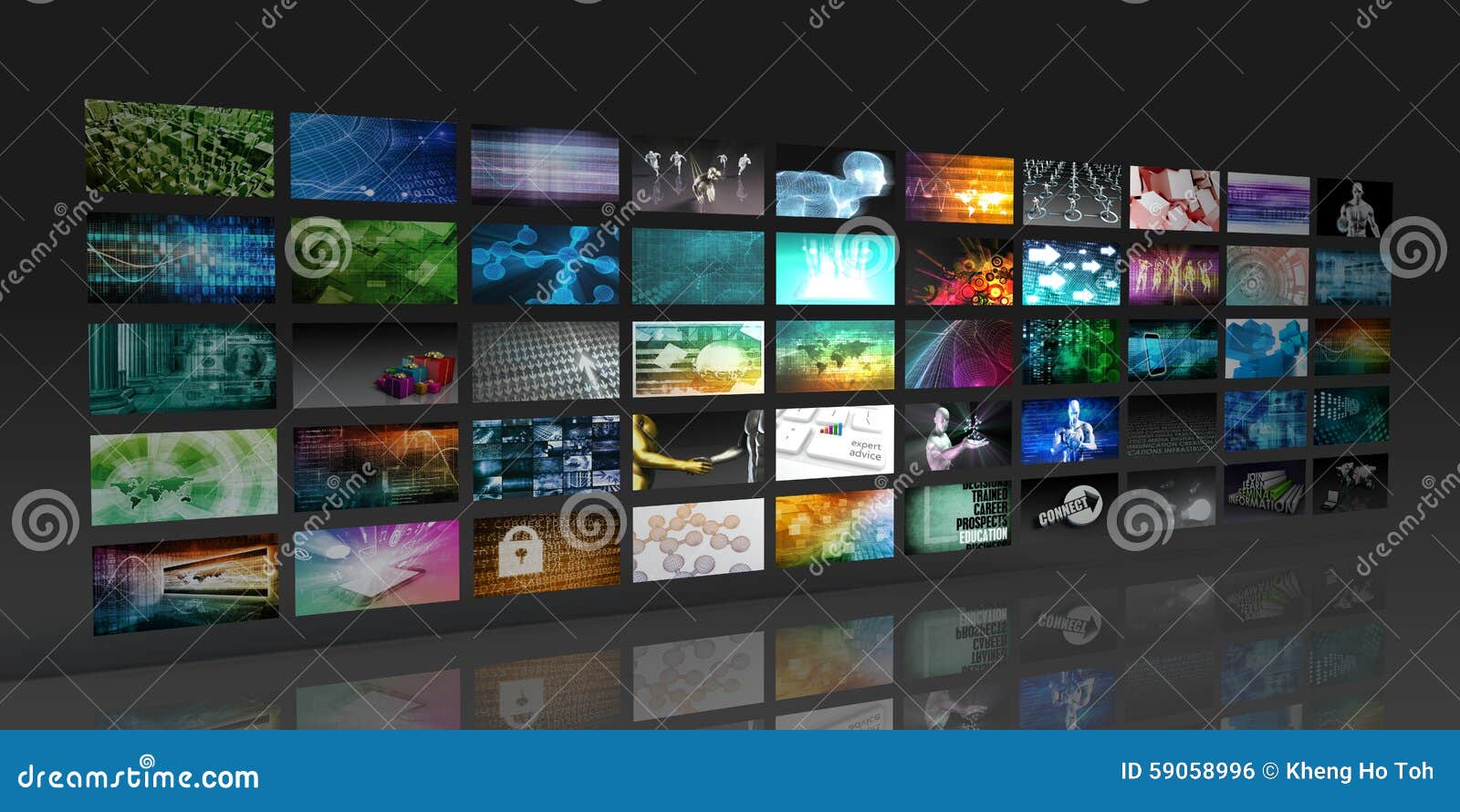 Multimedia Background stock illustration. Illustration of modern - 59058996
