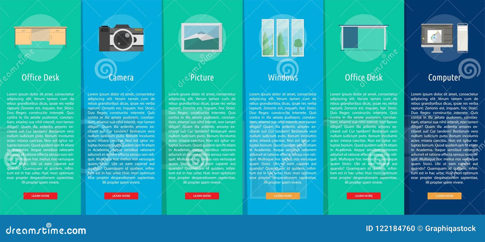 Multimedia Banner Concept stock vector. Illustration of vertical ...