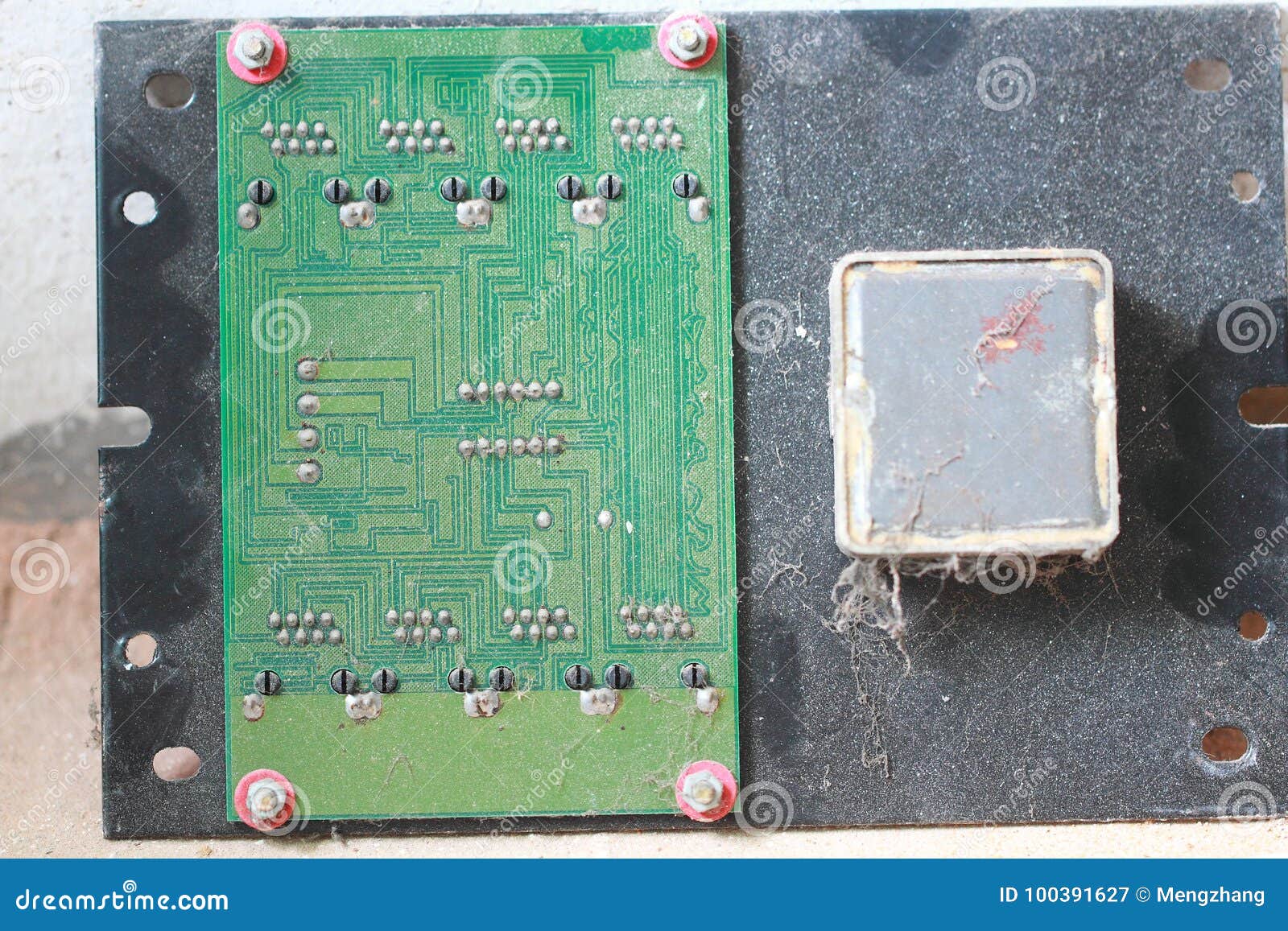 Multimedia circuit board stock image. Image of electricity - 100391627