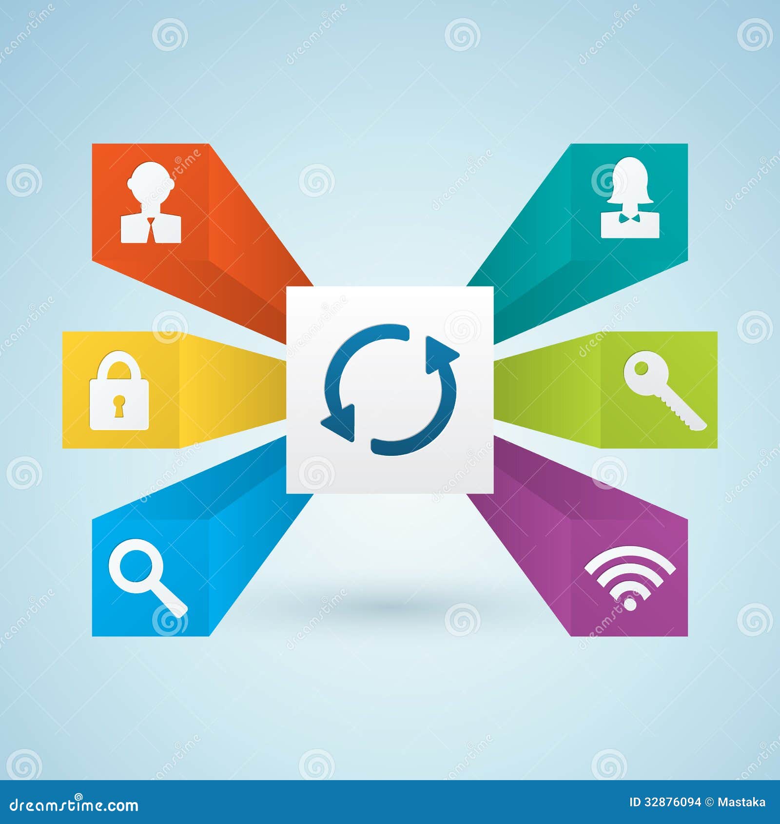 Multimedia Design Elements stock vector. Illustration of document ...