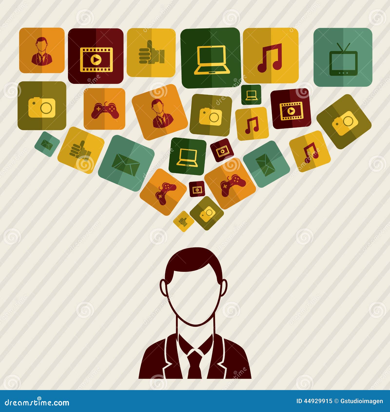 Multimedia design stock vector. Illustration of computer - 44929915