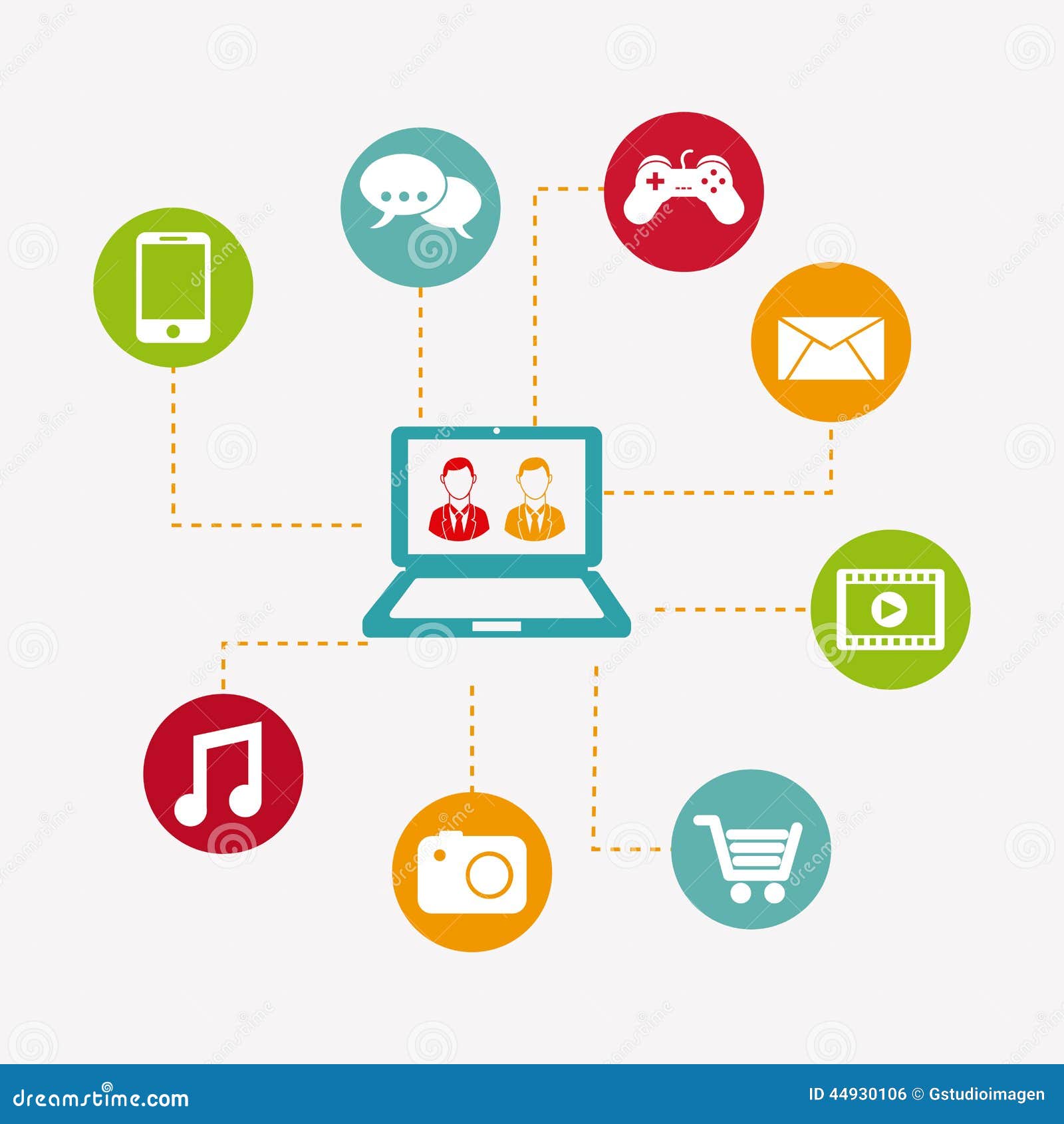 Multimedia design stock vector. Illustration of player - 44930106